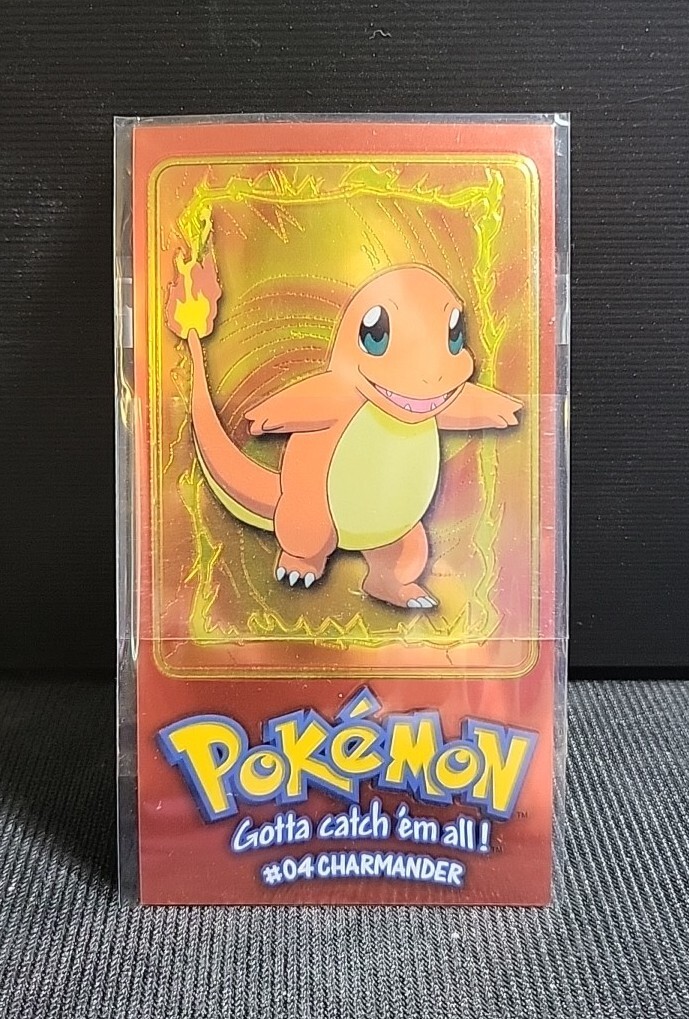 Charmander Holo Pokemon Topps TV Animation Edition Jumbo Card 4 of 5 ...