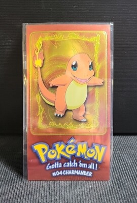 Charmander Holo Pokemon Topps TV Animation Edition Jumbo Card 4 of 5 ...