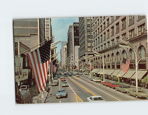 Postcard Busy State Street Chicago Illinois USA | eBay