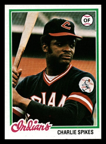 1978 Topps Charlie Spikes Cleveland Indians #459 VG-EX Vintage | eBay