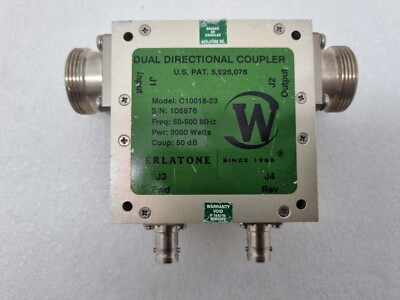 werlatone 4-Port Dual Directional Coupler C10018-23 (As-Is) | eBay