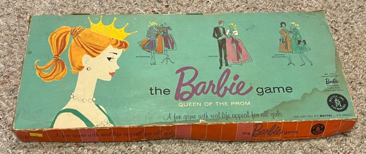 Vintage 1960's THE BARBIE QUEEN OF THE PROM GAME Board game | eBay