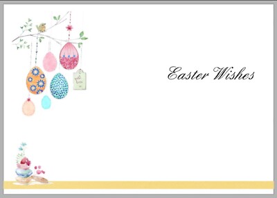 2 sizes - Easter card Inserts fold to make A5 or A6 Handmade Cards FREE ...