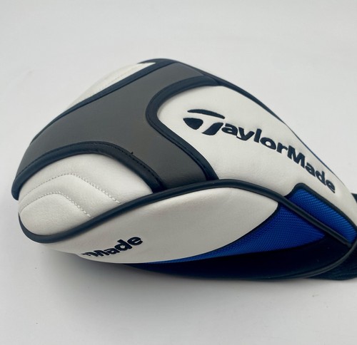 TaylorMade Driver Head Cover HC Sock Mens Golf Club Leather Black White ...