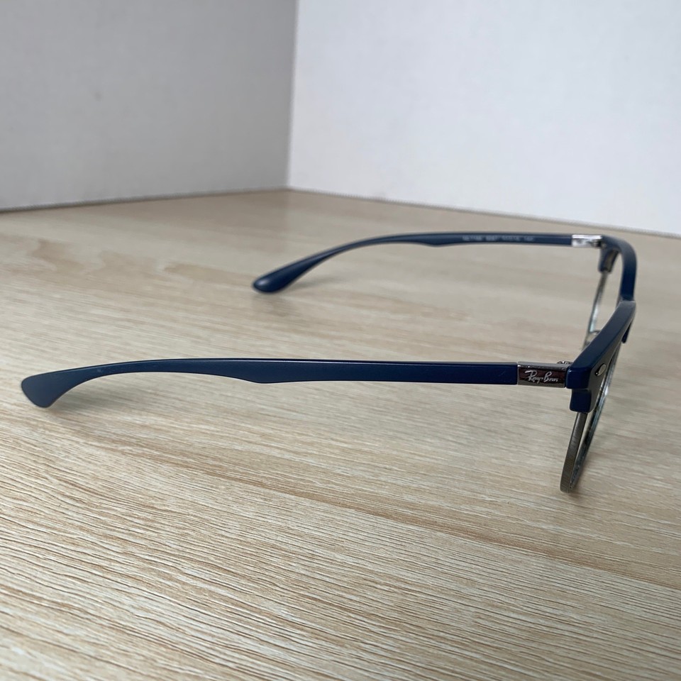 Ray-Ban RB7186 8087 LiteForce Eyeglasses Blue Frames 51-19-140 | eBay