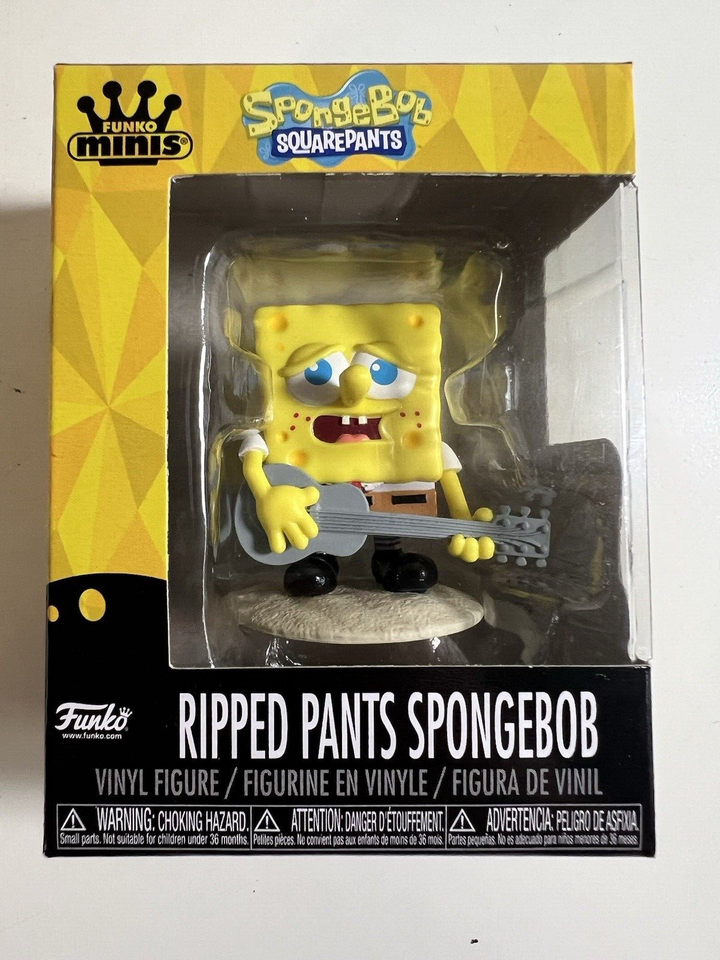 NEW, Funko Minis ~SPONGEBOB SQUAREPANTS (Ripped Pants) & Patrick Vinyl ...