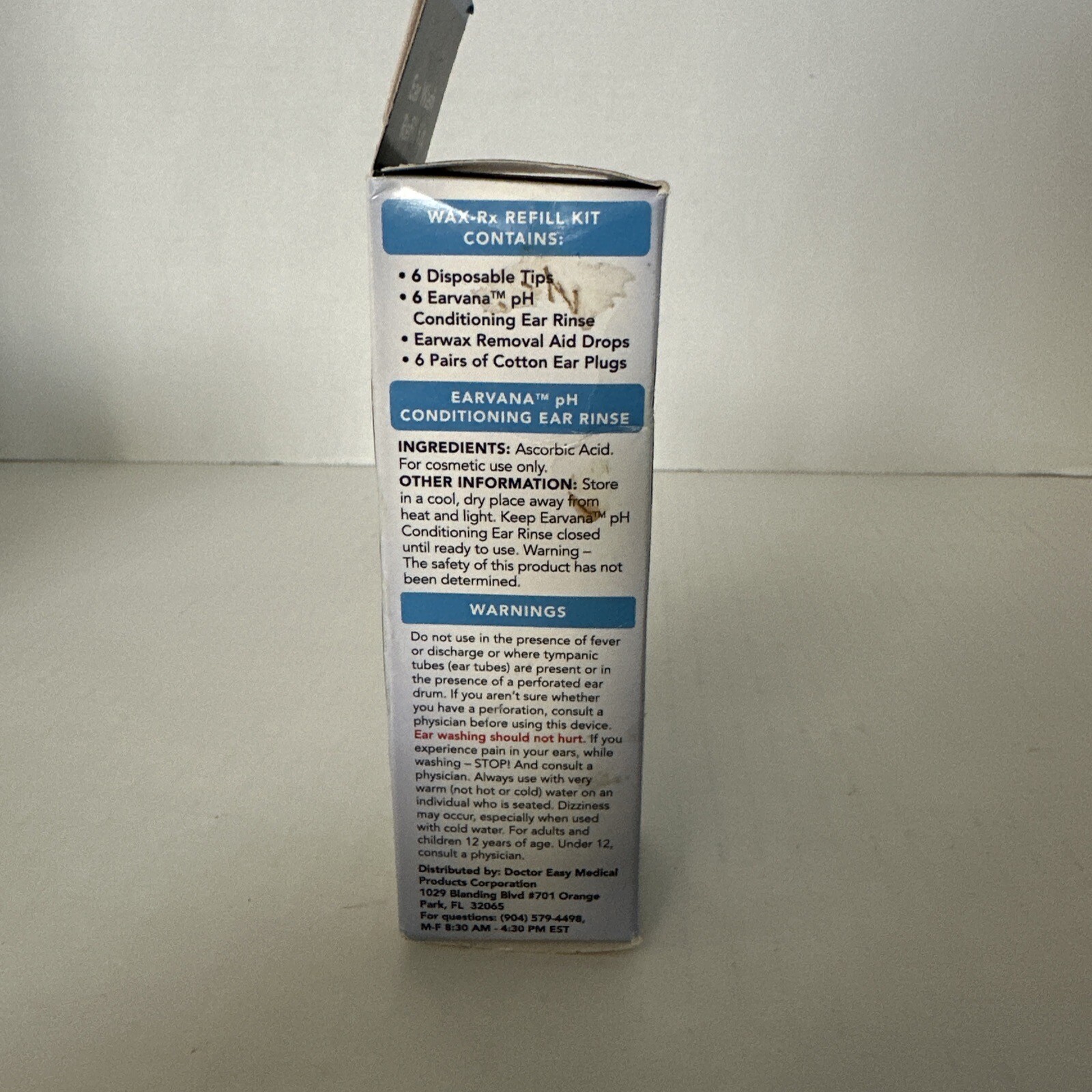 Doctor Easy Wax-rx Ph Conditioned Ear Wash Refill Kit 783349000305a780 ...