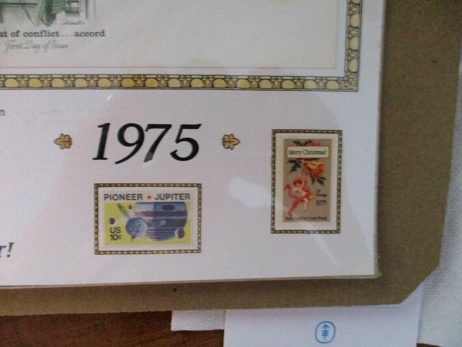 Happy Birthday What happened 1975 year postage stamps First Day cover ...