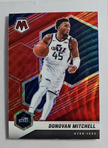 2020-21 Panini Mosaic red Donovan Mitchell #64 Jazz | eBay