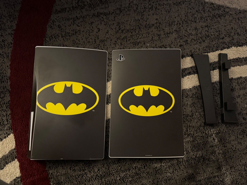 OEM PlayStation 5 CFI-1015A PS5 Cover Plates -CLEAN/EXCELLENT Batman ...