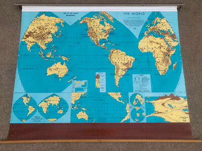 World Maps - Vintage School Map