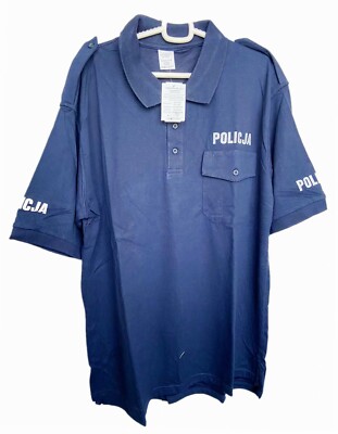 New with Tag Original Poland Police Policja Issue Blue Uniforms T Shirt ...