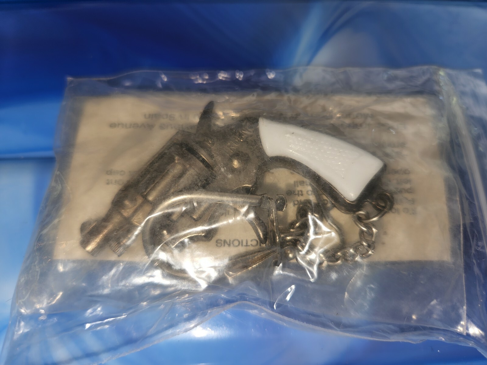 Vintage Mighty Mite Mini Cap Gun Pistol New in Package -With Key Chain ...