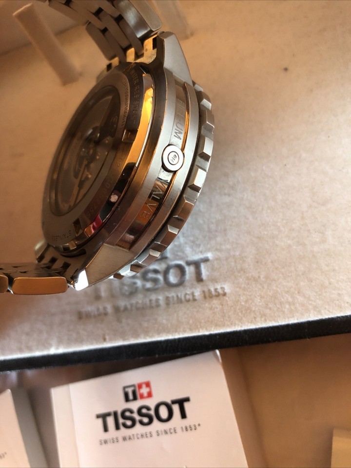 TISSOT SEASTAR 1000 AUTOMATIC SCUBA DIVING WATCH BLUE 48MM EXQUISITE ...