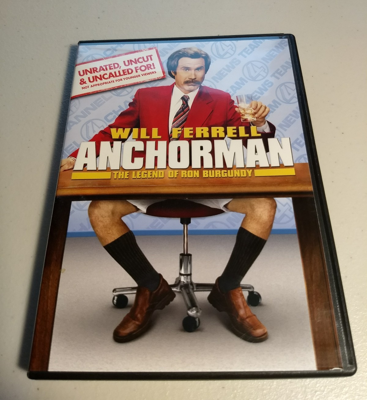 Anchorman: The Legend of Ron Burgundy (DVD, 2004, Widescreen) Uncut ...