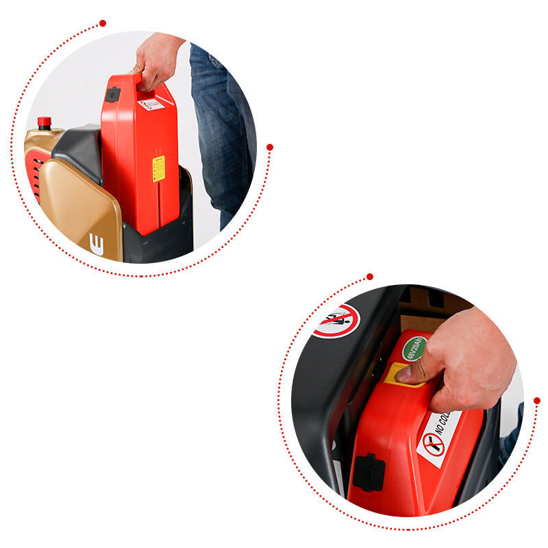 24V/48V LiFePO4 Lithium Battery for NOBLIFT EDGE PTE15N/PTE20N Electric ...