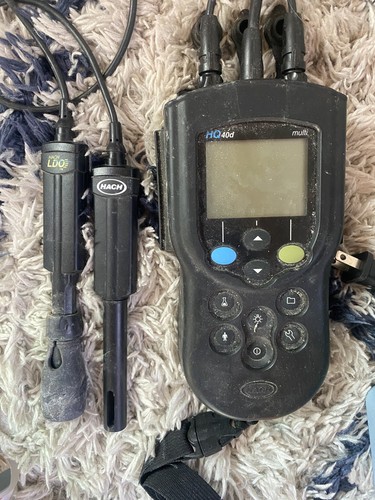 HACH HQ40d multi meter w/ DO and Conductivity probes | eBay