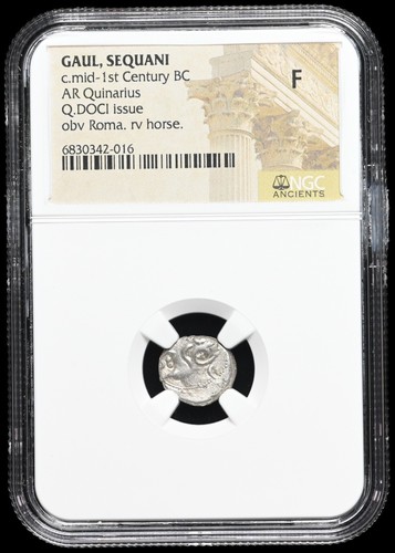 CELTIC, Central Gaul. Sequani. 1st Century BC. Quinarius, Q DOCI, NGC ...