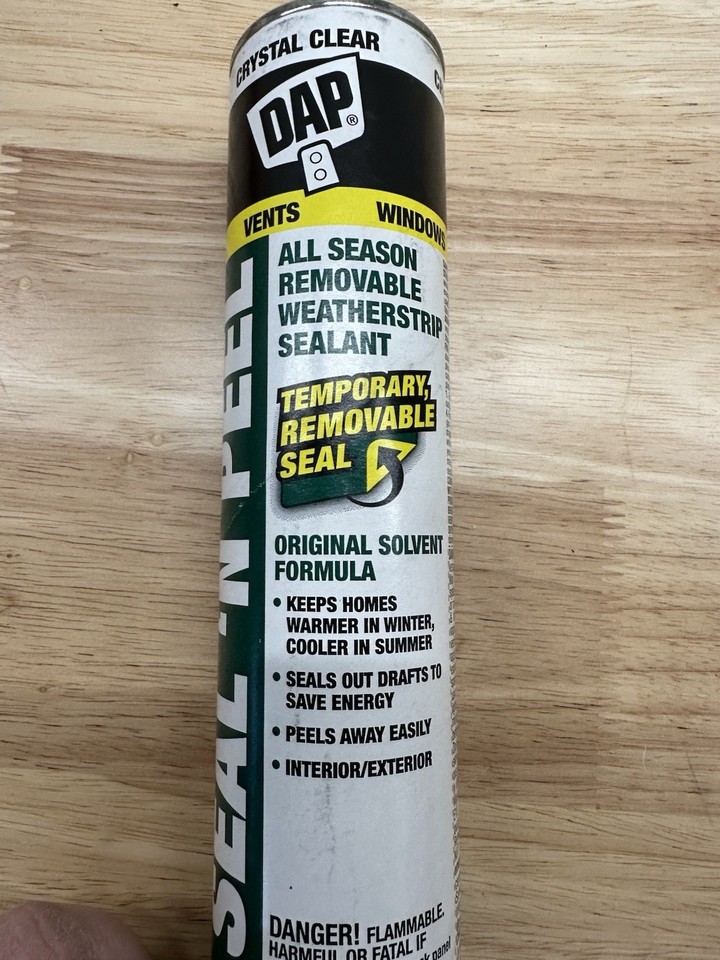 DAP 18324 Seal 'N Peel Removable Sealant/Caulk - 10.1oz 70798183247| eBay