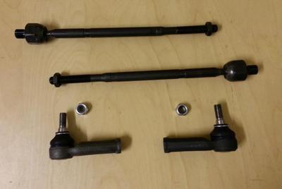 VW GOLF MK4 BORA NEW BEETLE FRONT OUTER AND INNER STEERING TRACK RACK ...