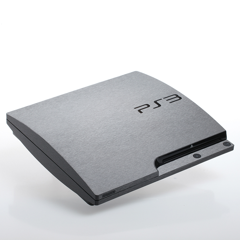 Brushed Slate PS3 slim Textured Skins -Full Body Wrap- decal sticker ...