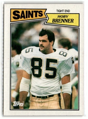 1987 Topps Football #275 Hoby Brenner New Orleans Saints | eBay