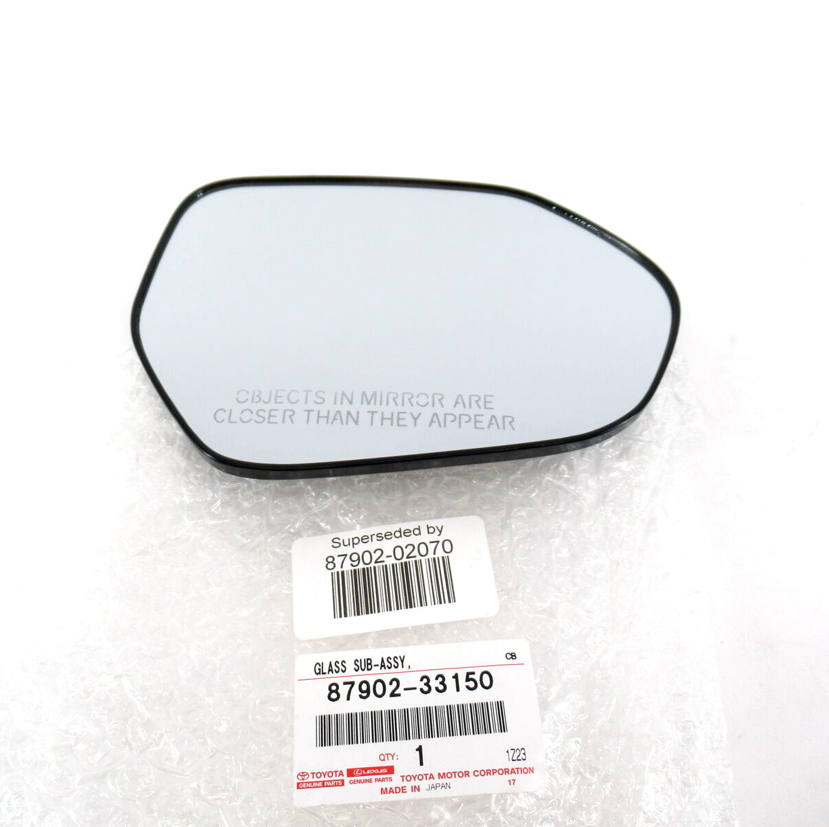 Genuine OEM Toyota 87902-02070 Passenger RH Side Mirror Glass | eBay