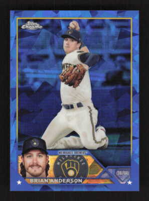 Brian Anderson 2023 Topps Chrome Sapphire Milwaukee Brewers #480 | eBay
