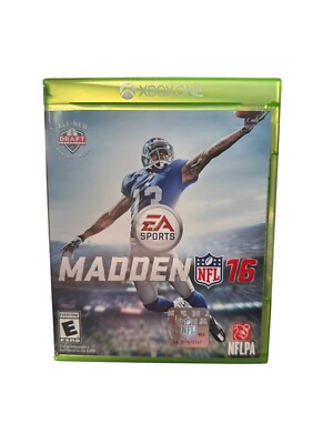 Madden NFL 16- Microsoft Xbox One *Disc and Case* | eBay