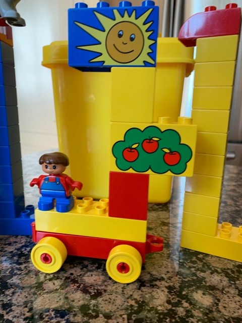 LEGO Duplo Yellow 50 Pcs Bucket 2493 1.5-5 Yrs Building Blocks for sale ...