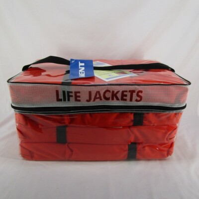 New 4pk Kent Adult Universal Life Vest Jacket PFD Personal Floatation ...