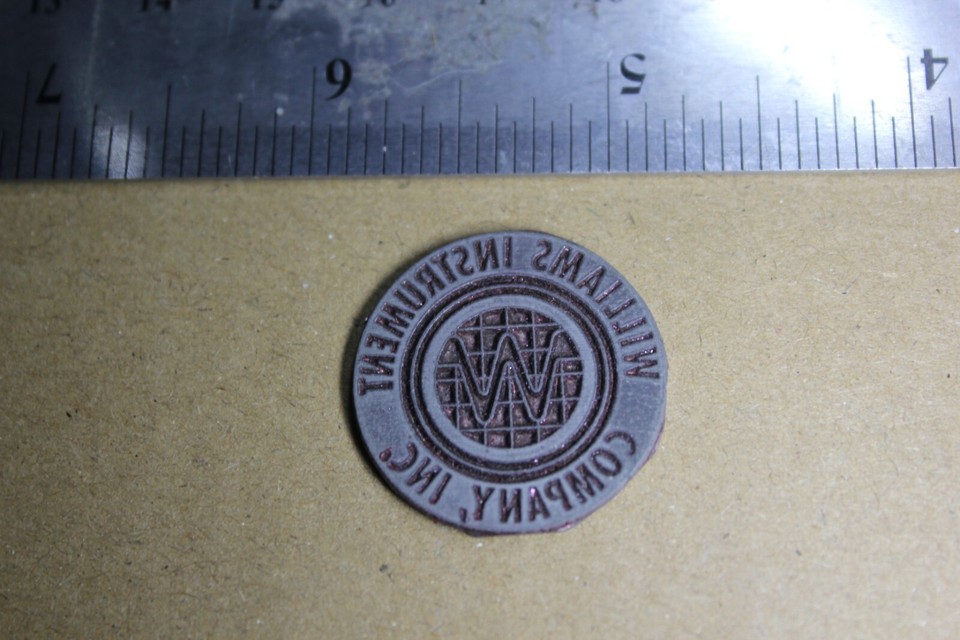 Williams Instrument Company label die reverse - Williams Chemical Pumps ...