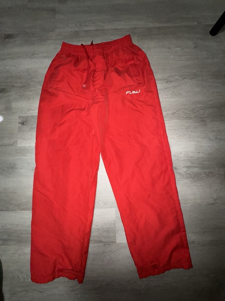 FUBU tracksuit, 1990s, baggy track suit jacket and pants set, 90s hip ...