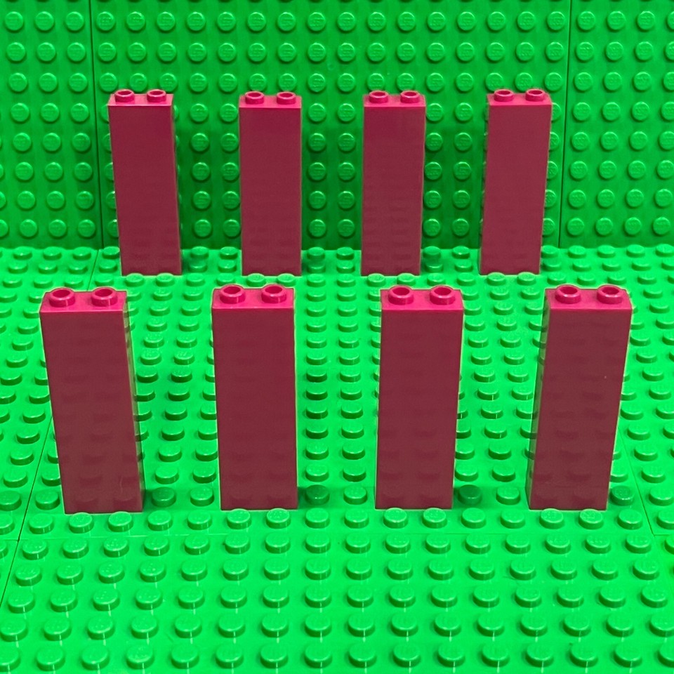 Lego 2454 46212 Block Wall Pillar Columns 1x2x5 (Lot of 8) Pick Your ...