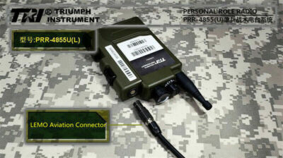 TRI PRR4855U (L) LEMO Military Connector Single-pass Radio 5PIN Walkie ...