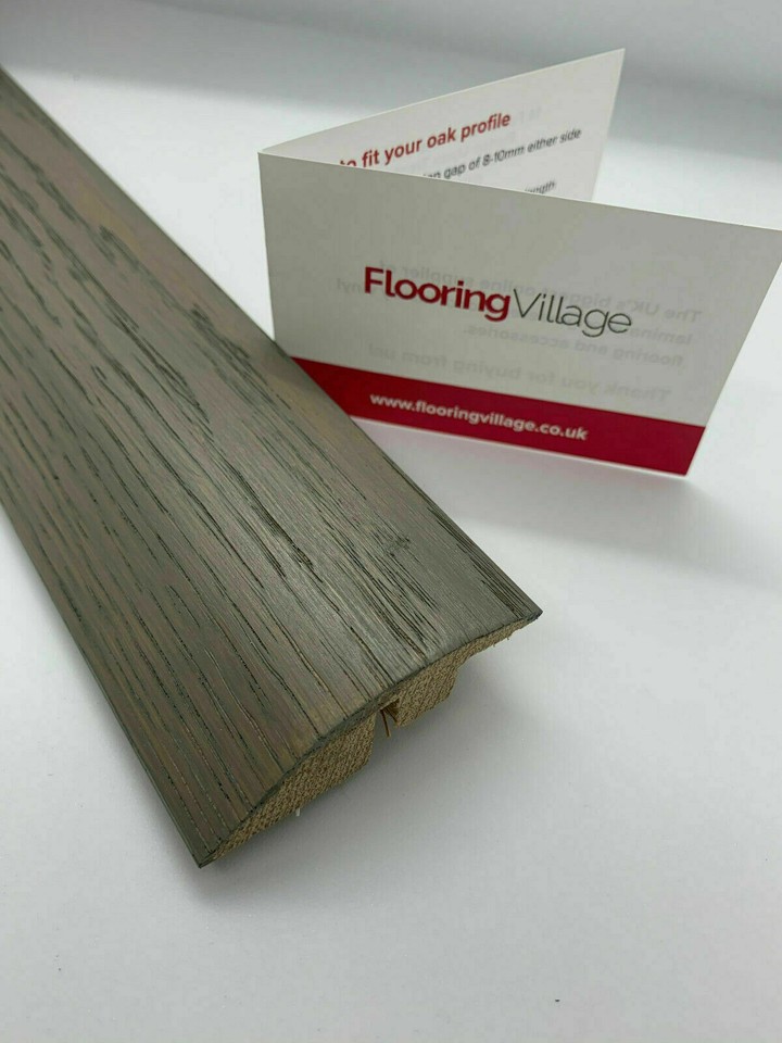 Solid Oak Threshold Door Bar Trims Strip for Wood Floors Ramp T Bars ...