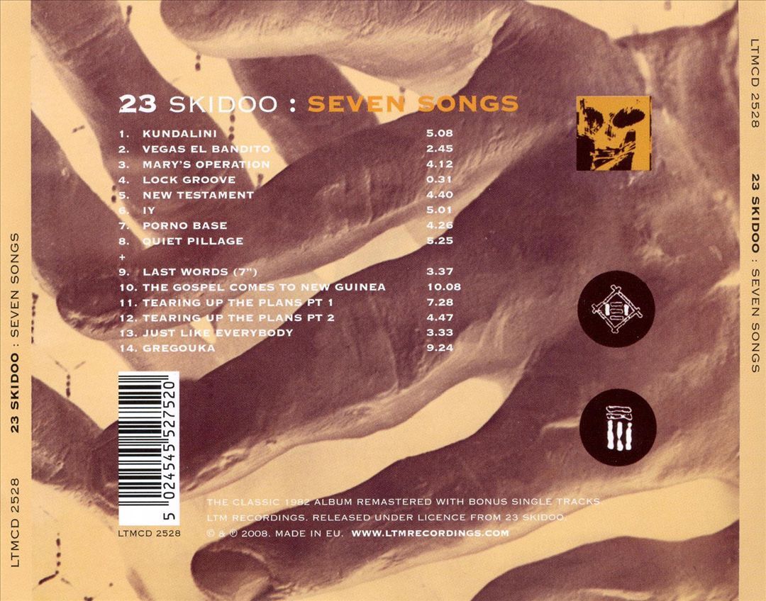 23 SKIDOO SEVEN SONGS [LTM] NEW CD 5024545527520| eBay