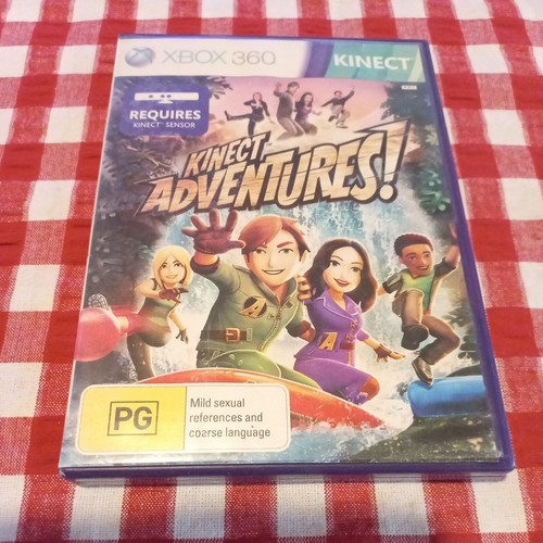 😇 Kinect Adventures XBOX 360 Rated PG preowned vgc manual incl. require ...
