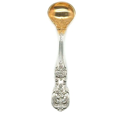 Reed & Barton Sterling Silver Francis 1st Master Salt Spoon W/gold ...