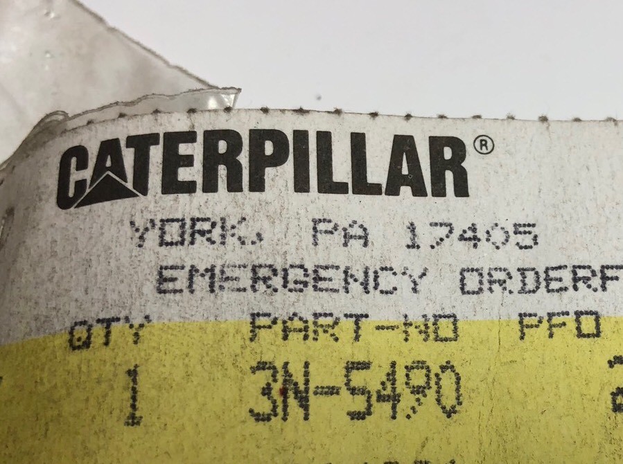 Caterpillar (Cat) 3N-5490 or 3N5490 Plate | eBay