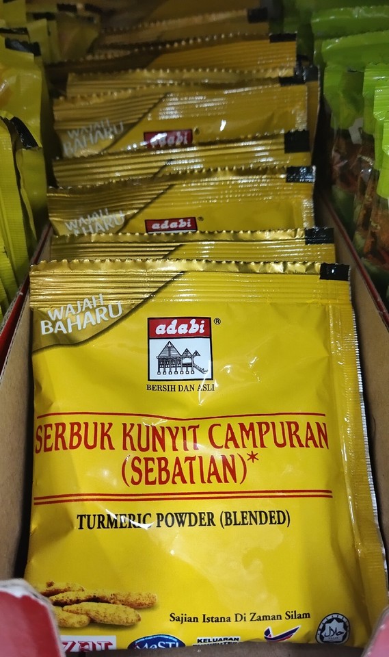 Adabi Tumeric Powder - Blended 30gX10 Pack (Halal Malaysia) | eBay