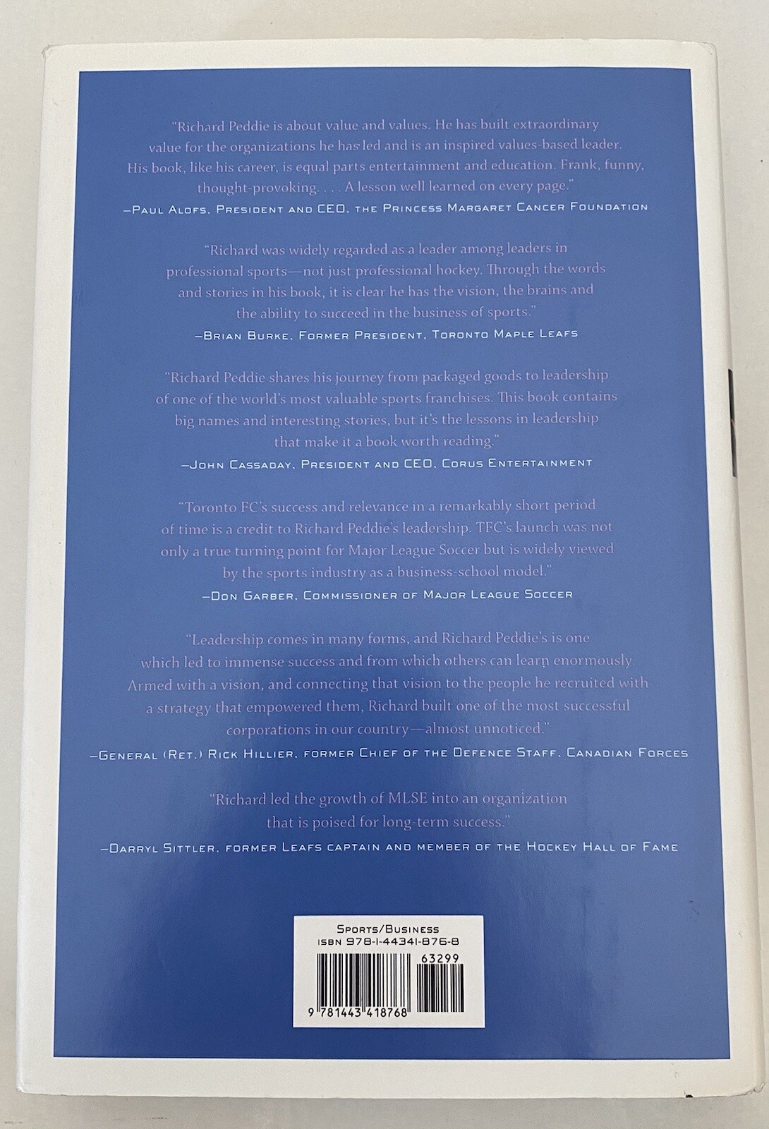 Dream Job - Richard Peddie Sports/Business MLSE Corporate Side ...