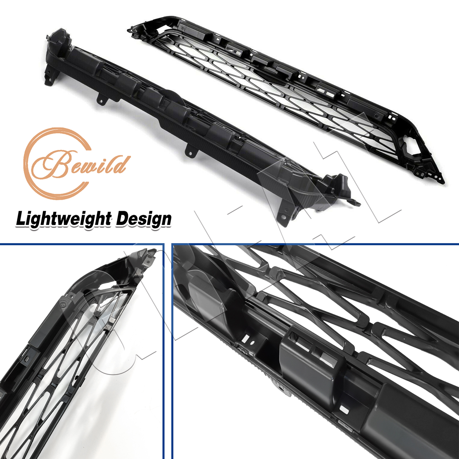 Front Bumper Grille For Toyota 2014-2019 4Runner SR5 TRD Upper Mesh ...