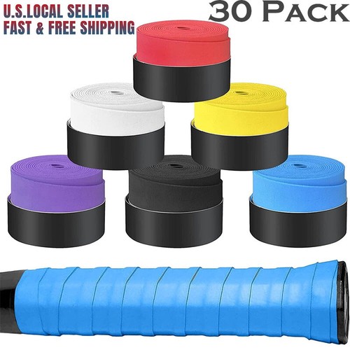 30 Pcs Tennis Racket Grip Tape, Overgrip Tennis Racket Grip Tape ...