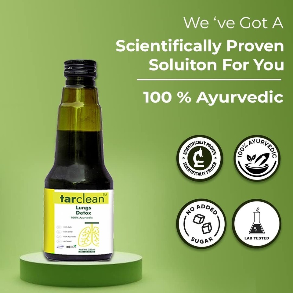 Tar Clean Lungs Detox For Smokers | Lungs Cleaner | lungs detox syrup ...