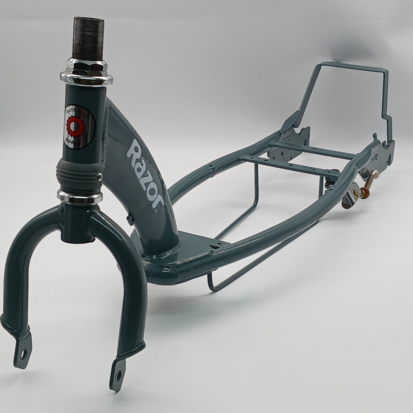 Oem RAZOR E300 / E300S Electric Scooter Gray Frame + Fork Assembly ...