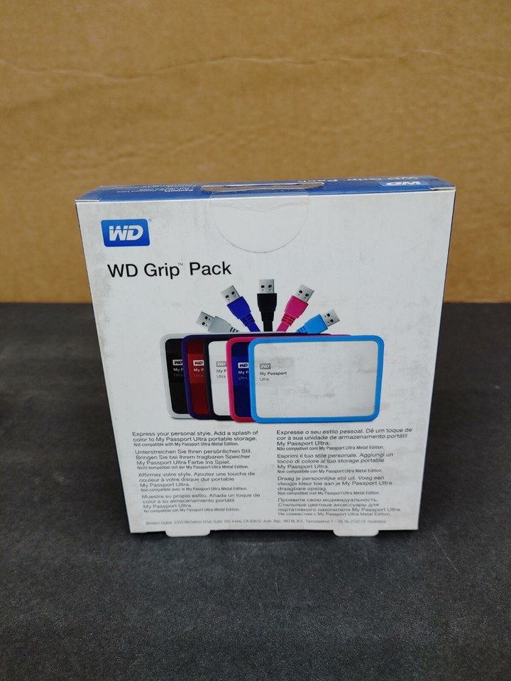 WD Grip Pack for My Passport Ultra 1TB with USB 3.0 Cable Dark blue | eBay
