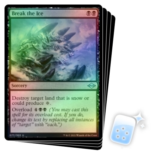Foil Break The Ice X4 M/NM Magic: The Gathering MTG Modern Horizons 2 ...