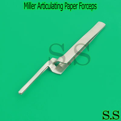 Miller Articulating Paper Forceps Straight Surgical Dental Instrument ...