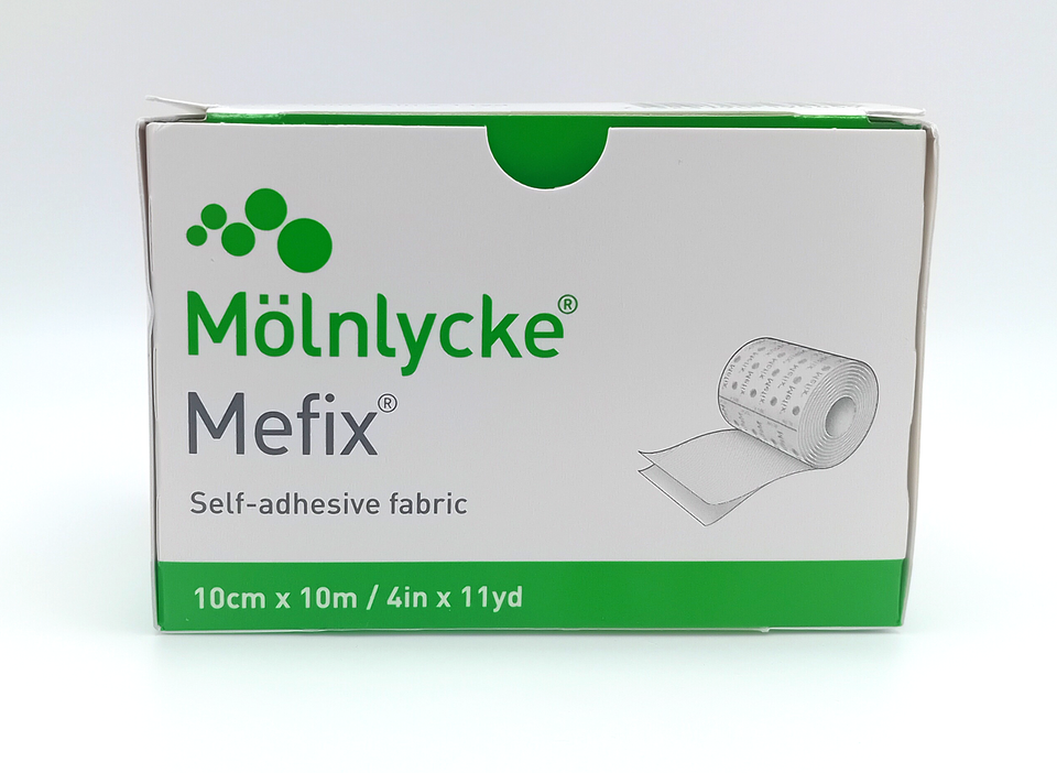 Mefix Self Adhesive Fabric Tape, Secure Dressing Fixation, 10cm x 10m ...